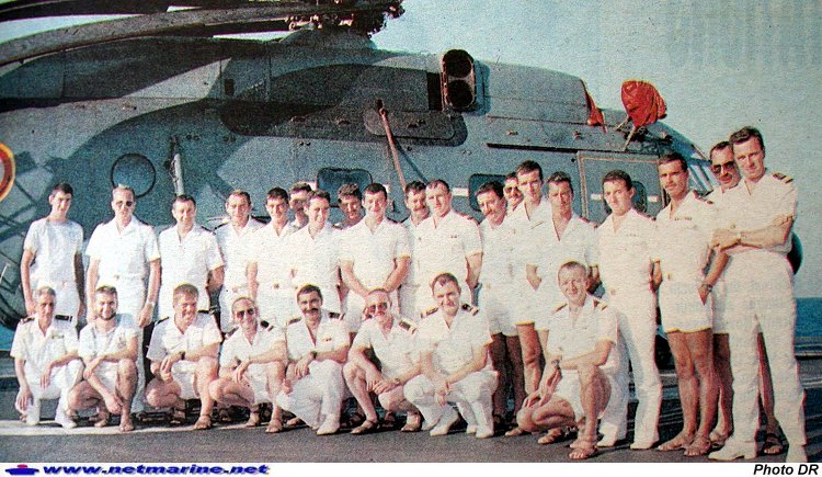 Le détachement de la flottille 33F sous le commandement du LV de ...